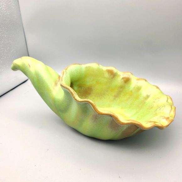 Frankoma | Accents | Vintage Frankoma Pottery Prairie Green Cornucopia ...